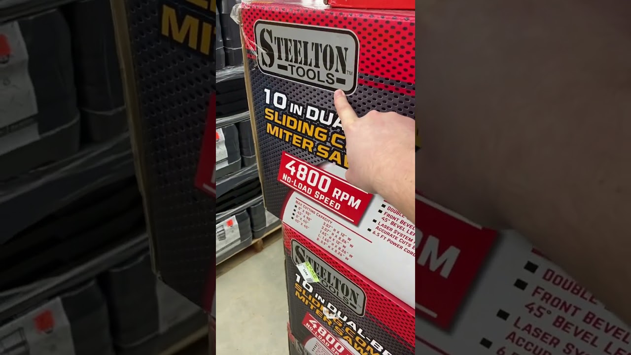 New Steelton Tools Miter Saw at Ollies! - YouTube