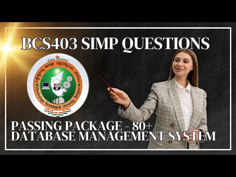 BCS403 DBMS PASSING PACKAGE 📚 | 80+ Most IMP Questions! | VTU 2022 Scheme | SIMP Paper Strategy ...