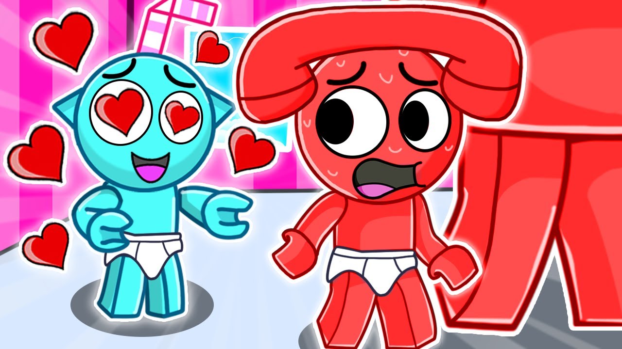 Baby Tele Has a CRAZY FAN GIRL In Roblox! (Sprunki) - YouTube