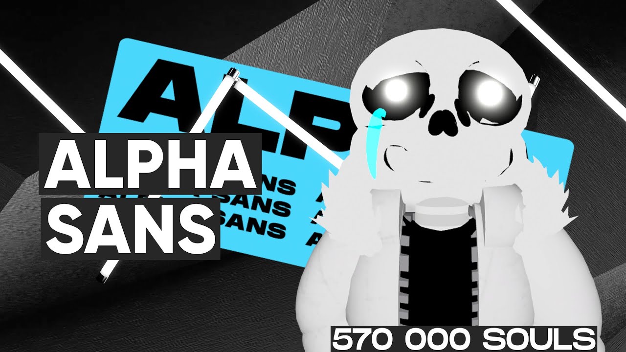Roblox | SANS AUs FIGHT | Alpha Sans - YouTube