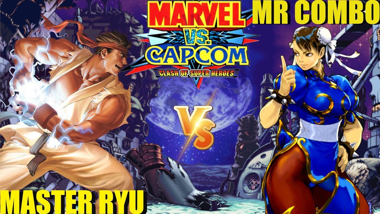 Marvel vs Capcom: MR COMBO vs MASTER RYU (FT5) - YouTube