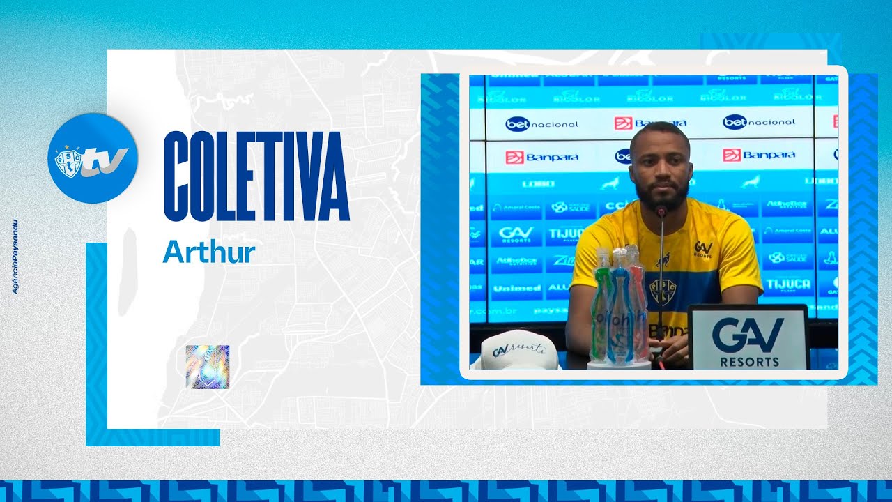 #PapãoTV: COLETIVA DO VOLANTE ARTHUR! - YouTube