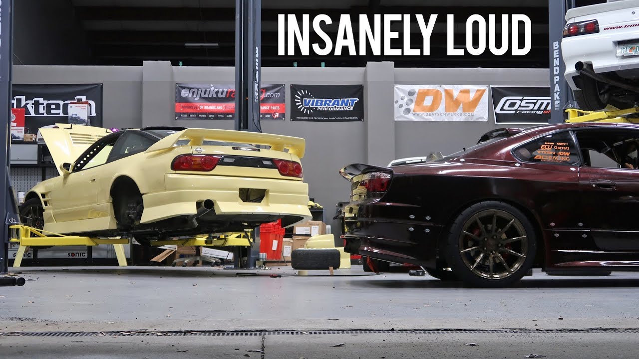 S15's New Look & Cream S13 New Exhaust! - YouTube