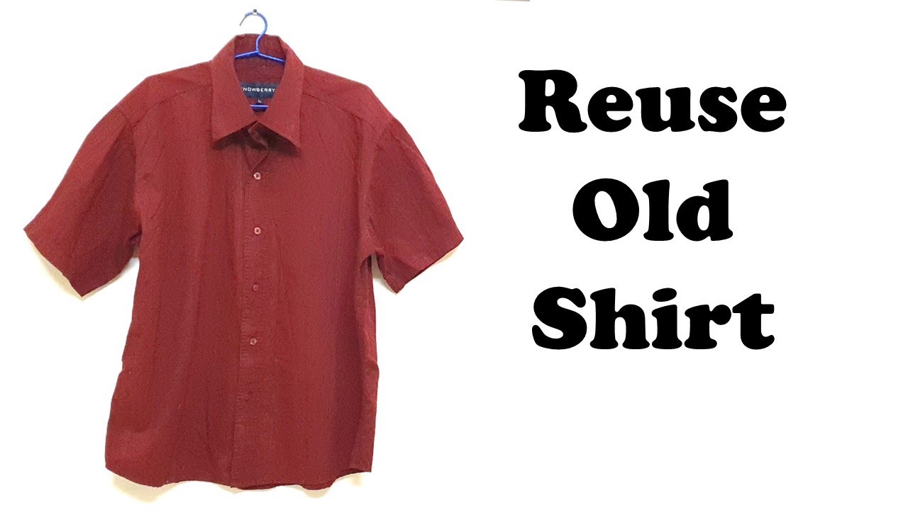 Old shirt reuse ideas - YouTube