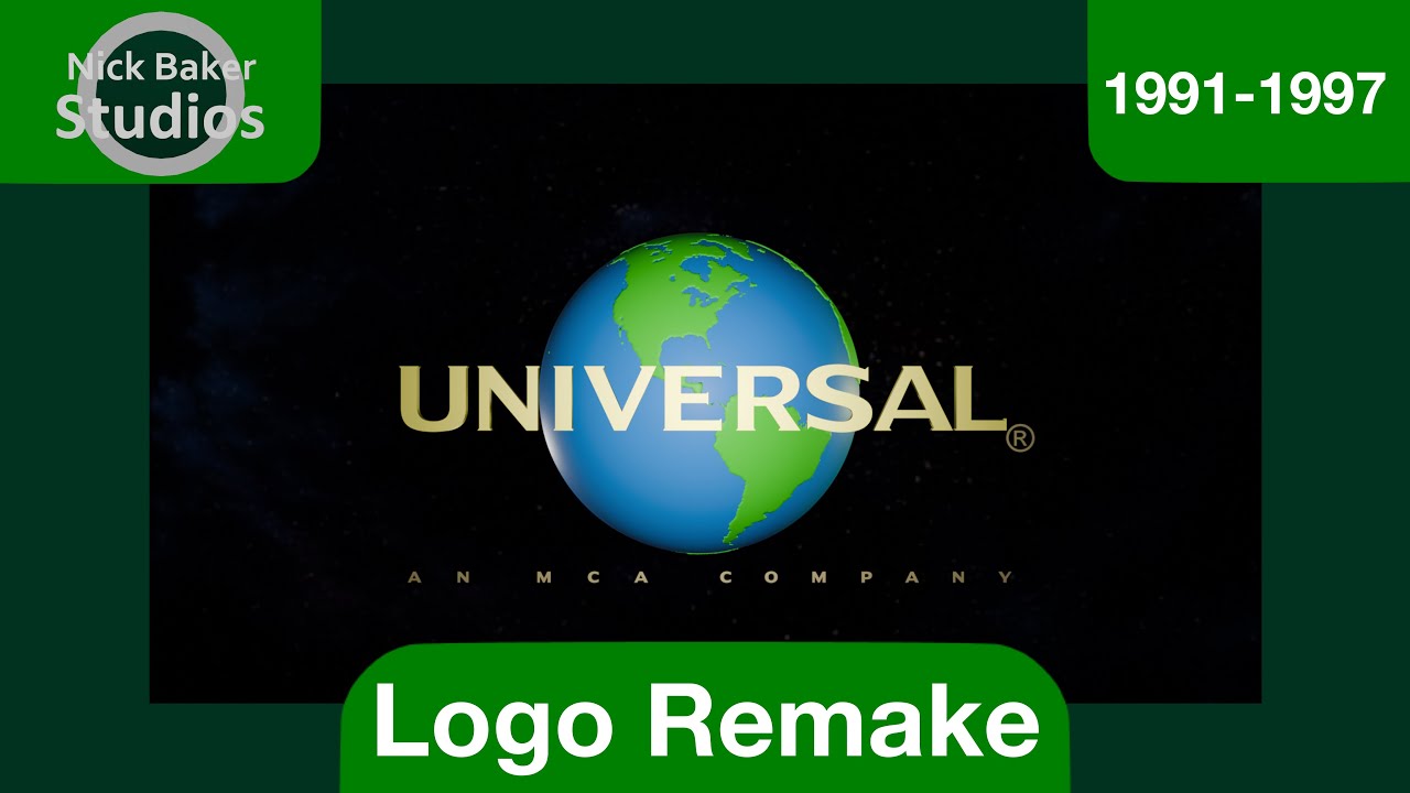 Universal Pictures (1991-1997) Logo Remake - YouTube