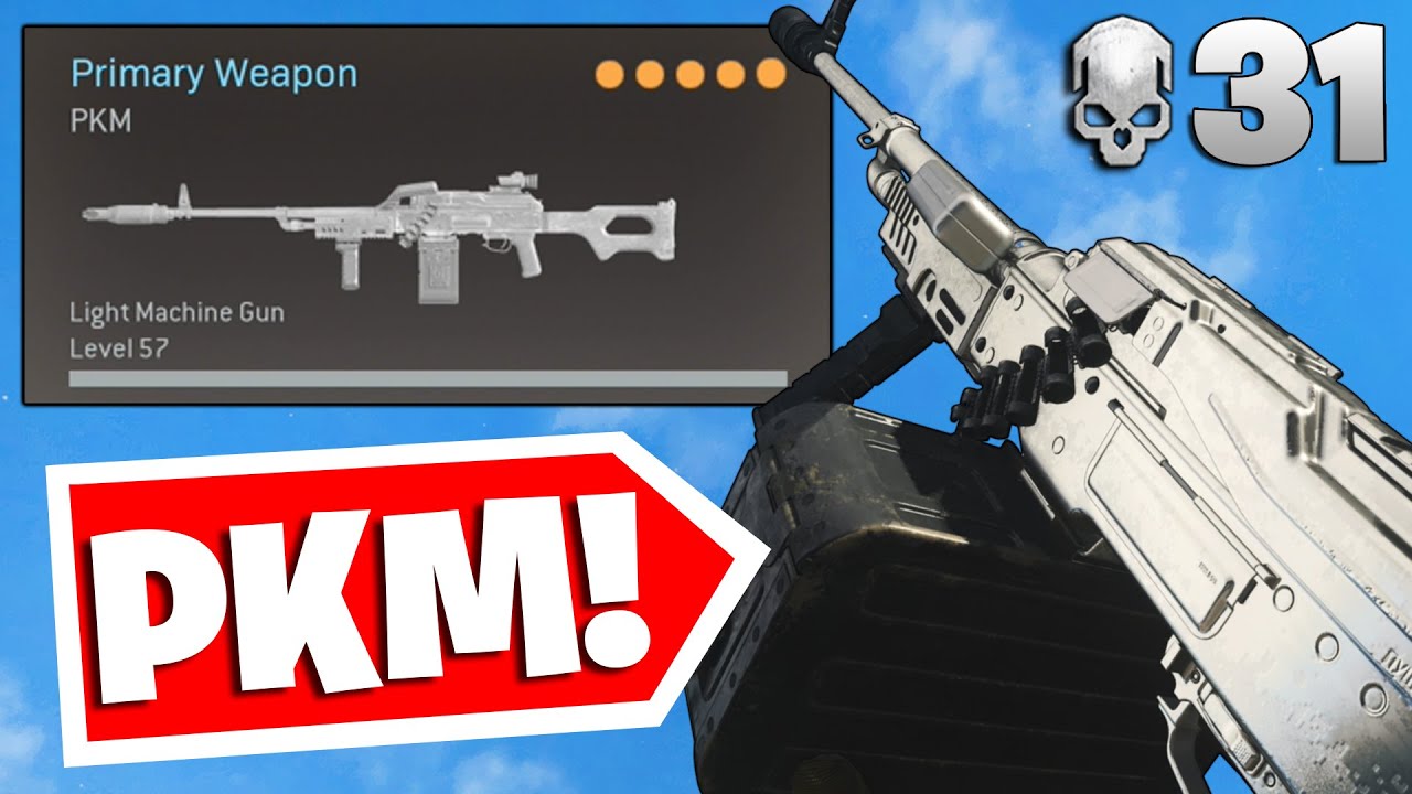 the PKM in WARZONE is UNSTOPPABLE! BEST "NO RECOIL" PKM CLASS SETUP! 31 ...