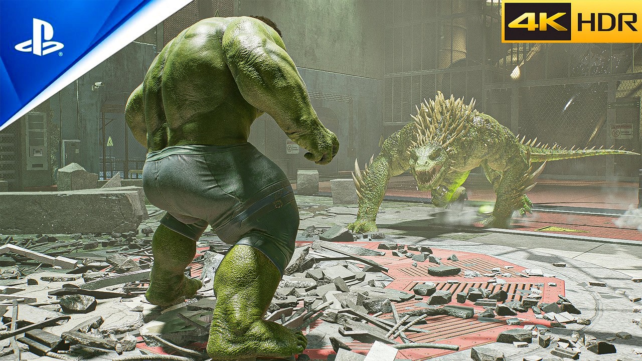 Marvel's Spider-Man 2 - HULK VS LIZARD CHASE FIGHT (RTX 5090) Ray ...