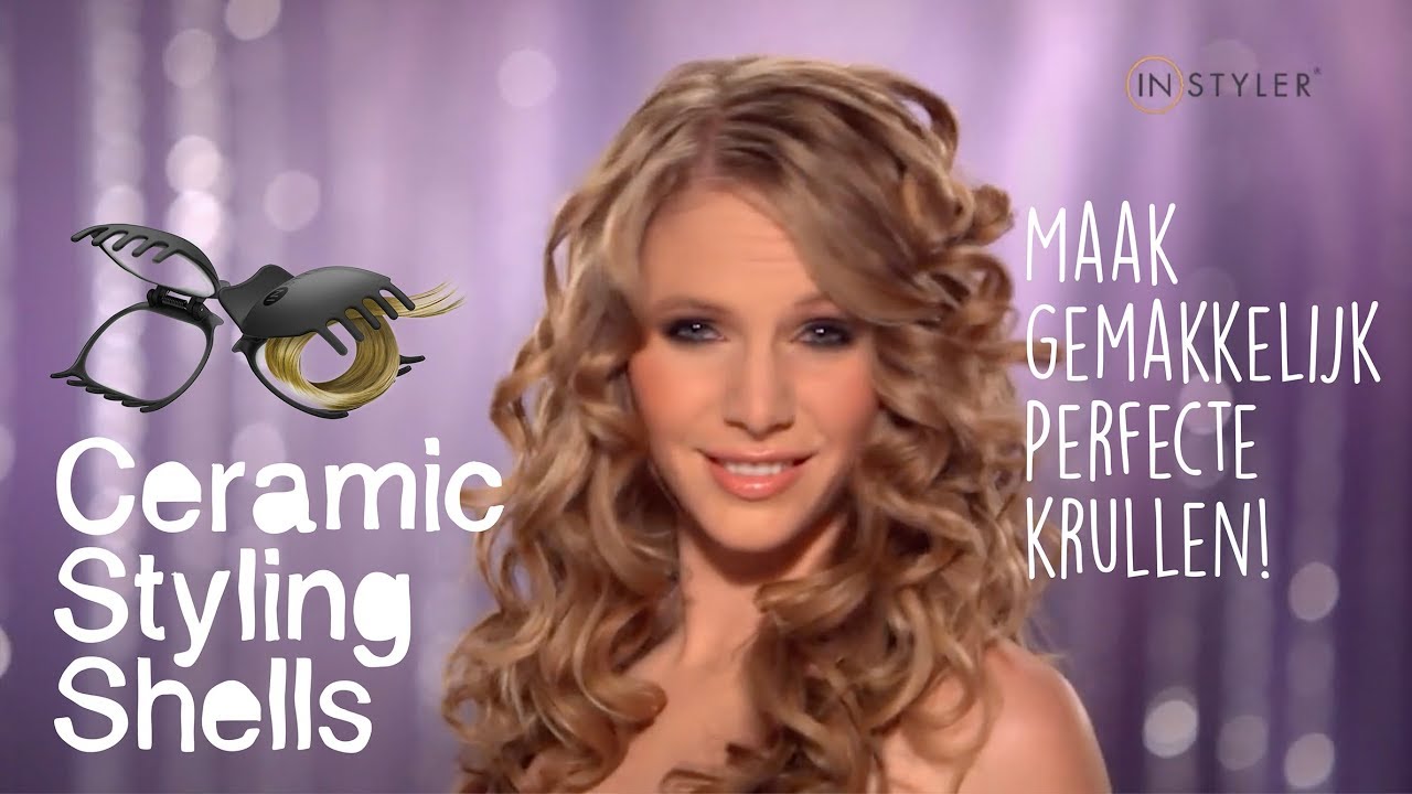 InStyler Ceramic Styling Shells: Je haar krullen was nog nooit zo makkelijk! - YouTube