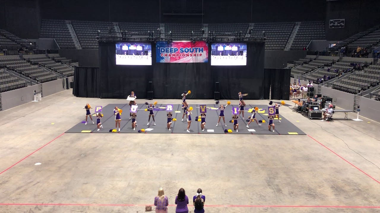 Purvis High School Cheer Deep South Championship - Game Day - November ...
