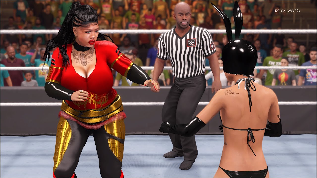 Ariana Grande vs. Adorable Amber - WWE 2K22 - Royal Girl Fights 💖 - YouTube