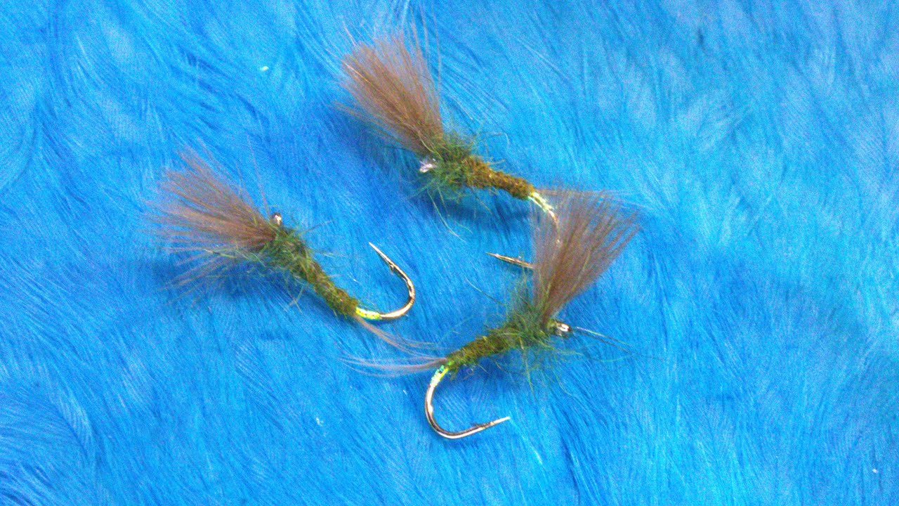 Fly Tying: A CDC Rough Olive Emerger With Martyn White - YouTube