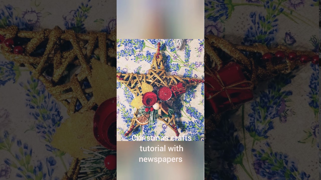 Christmas crafts tutorial - YouTube