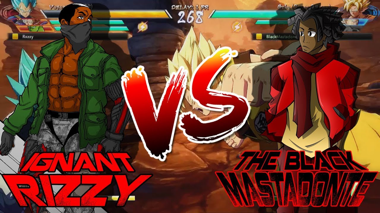 CLASH OF THE BLACK SUPER SAIYANS! Ignant Rizzy vs. The Black Mastadonte ...