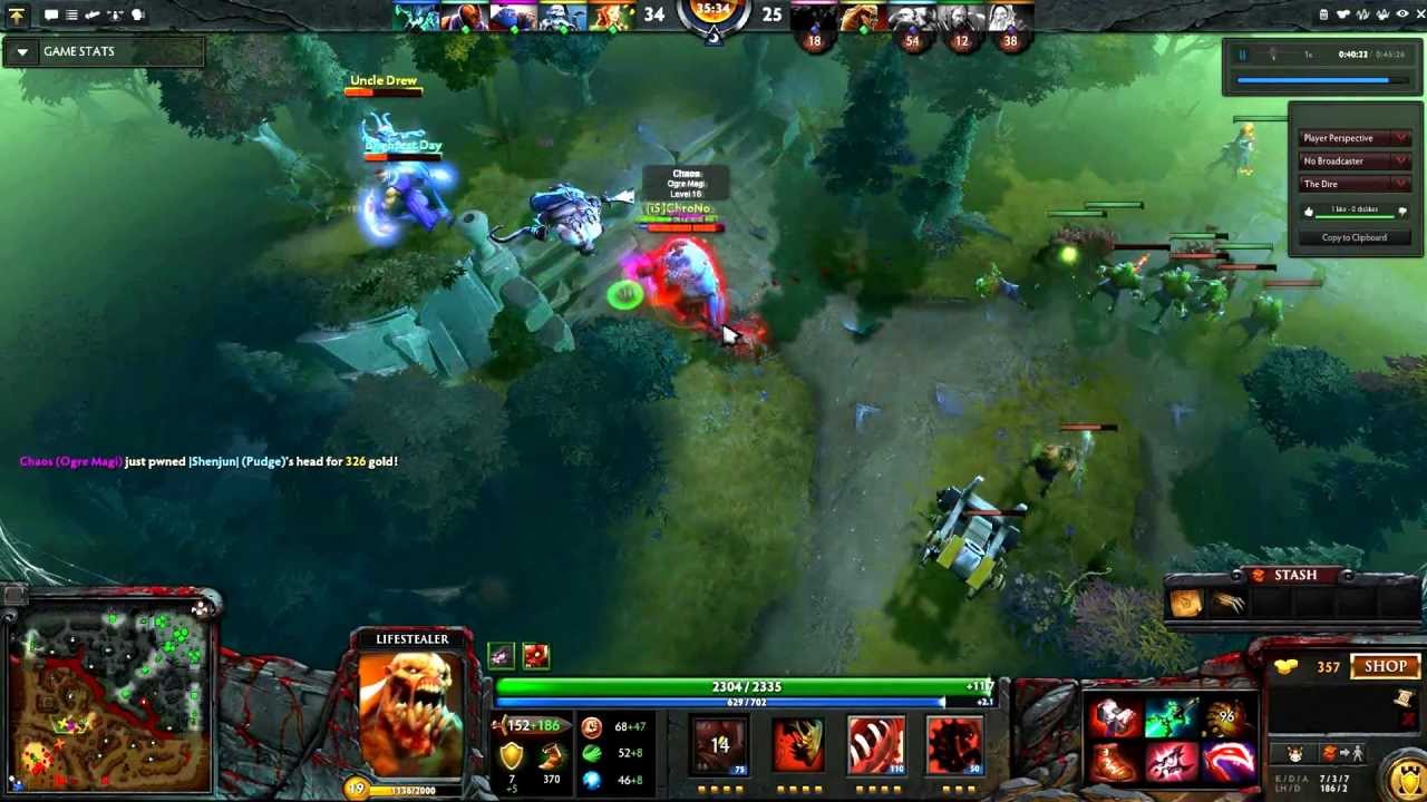 [Dota 2] Lifestealer RAMPAGE! {1v5} - YouTube