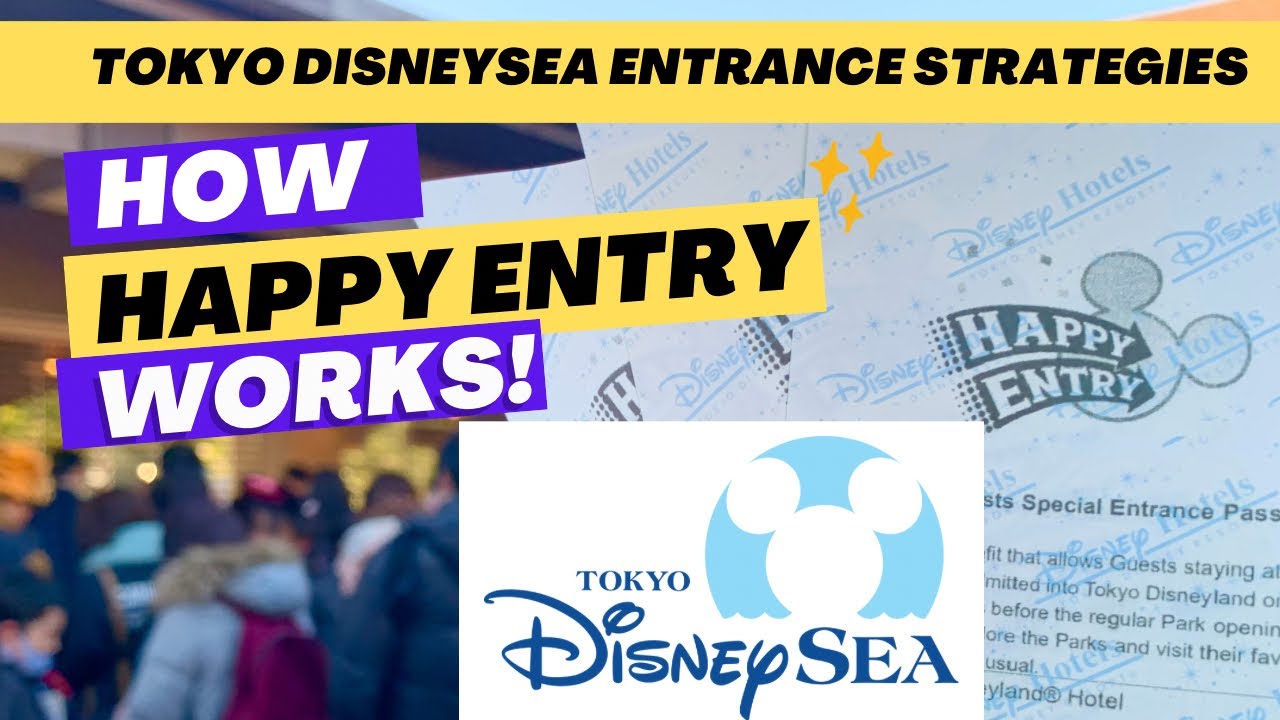 How Happy Entry works - Tokyo Disney Resort - YouTube