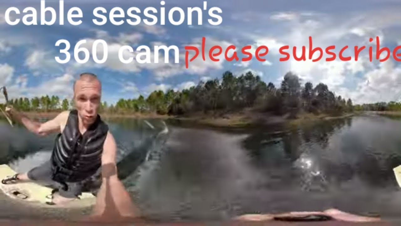 How to wakeboard on cable system Wake Trails Project (360 video) - YouTube