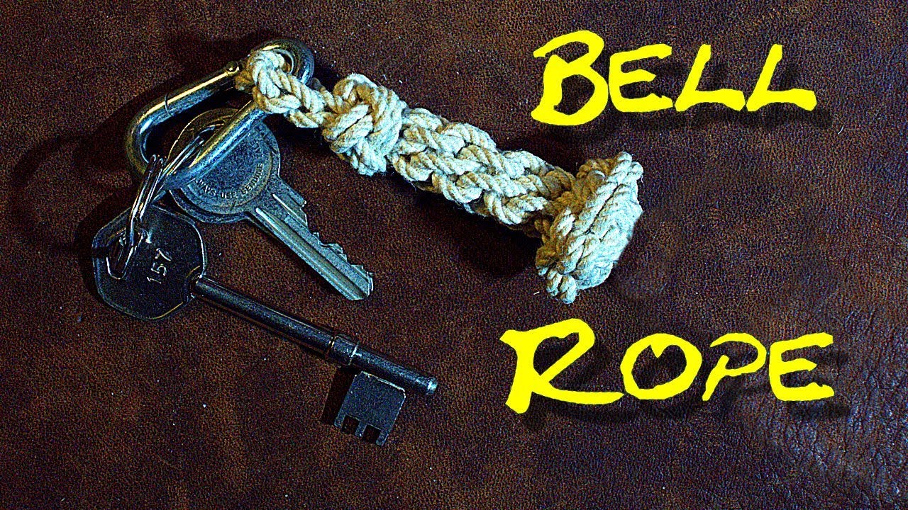 How to Tie a Mini Bell Rope Key Fob (Tutorial) - YouTube