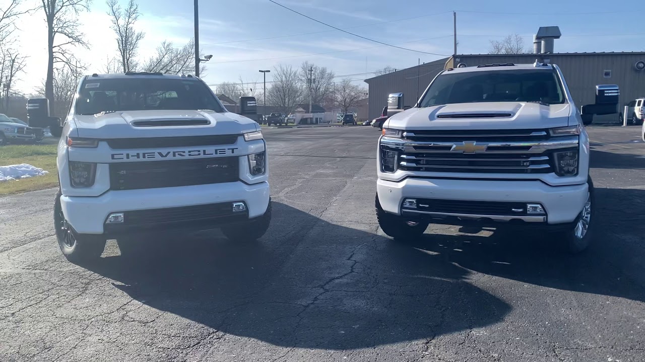 2021 HD Show Down LTZ vs High Country - YouTube