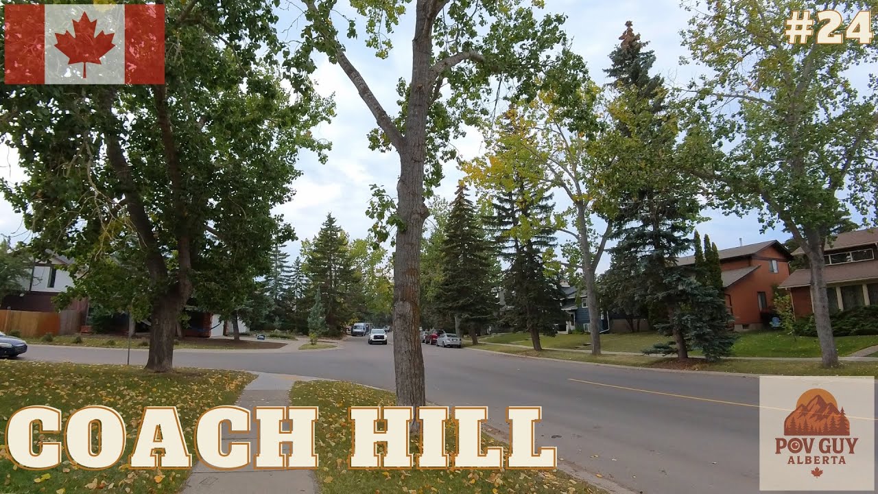🚶 4K Walking Tour | Coach Hill Calgary 🇨🇦 | Scenic Streets & Local ...