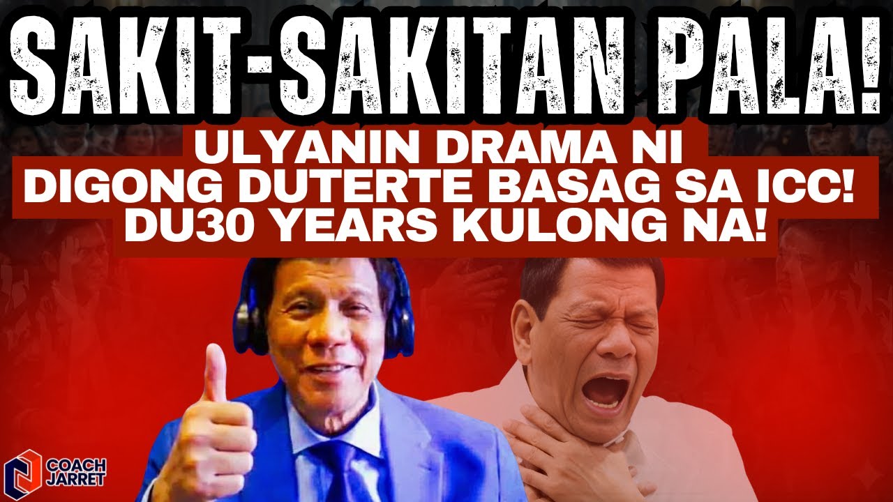 SAKIT-SAKITAN si Digong Duterte! ULYANIN Drama BASAG sa ICC! DU30 YEARS ...
