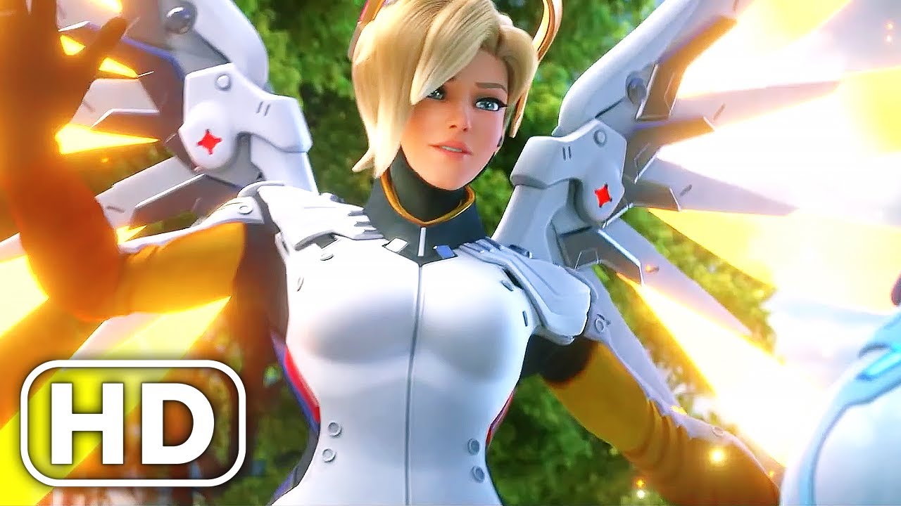 OVERWATCH Tracer Vs Massive Robot Fight Scene Cinematic (2025) 4K ULTRA ...