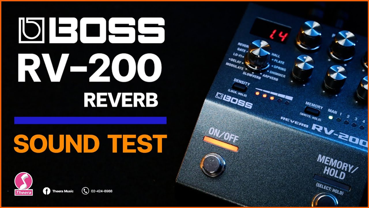 Sound Test BOSS | RV-200 ( No Talking ) - YouTube