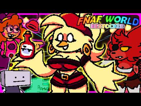 FNAF World: Restocked | Tipsy Bird Gets The Whole Party WASTED With Alcohol! [Part 3]