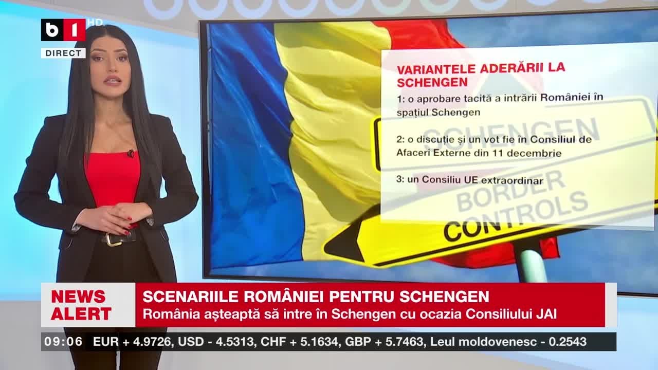 SCENARIILE ROMÂNIEI PENTRU SCHENGEN_Știri B1TV_4 dec. 2023 - YouTube