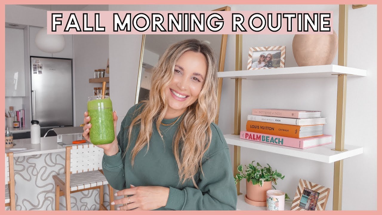 Fall Morning Routine 🍂 my healthy & productive morning routine in New ...