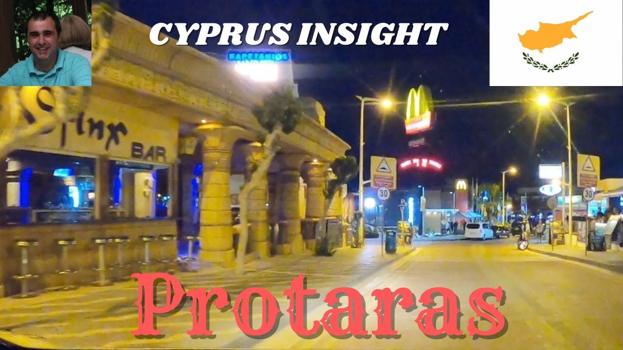 Protaras Cyprus a Drive Around the Strip. - YouTube