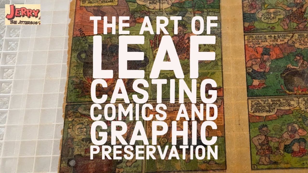 The Art of Leaf Casting Comics and Graphic Preservation! - YouTube