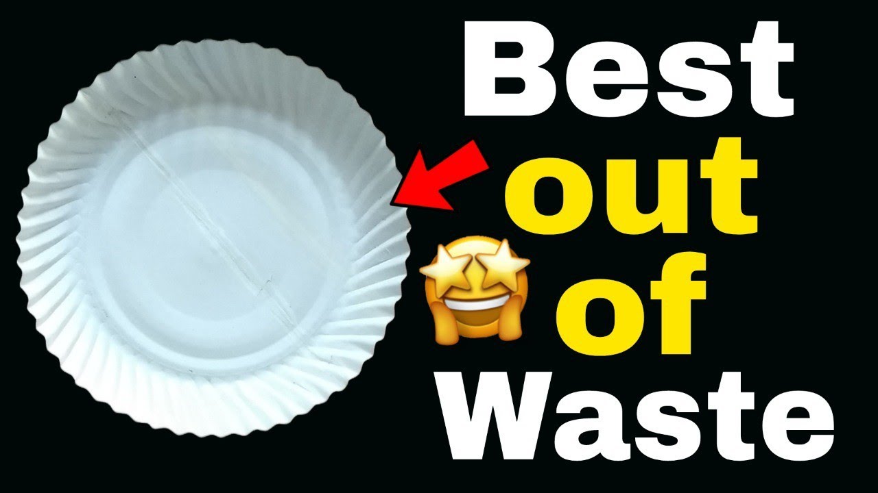 Best out of waste paper plates crafts | Easy paper plate crafts ...