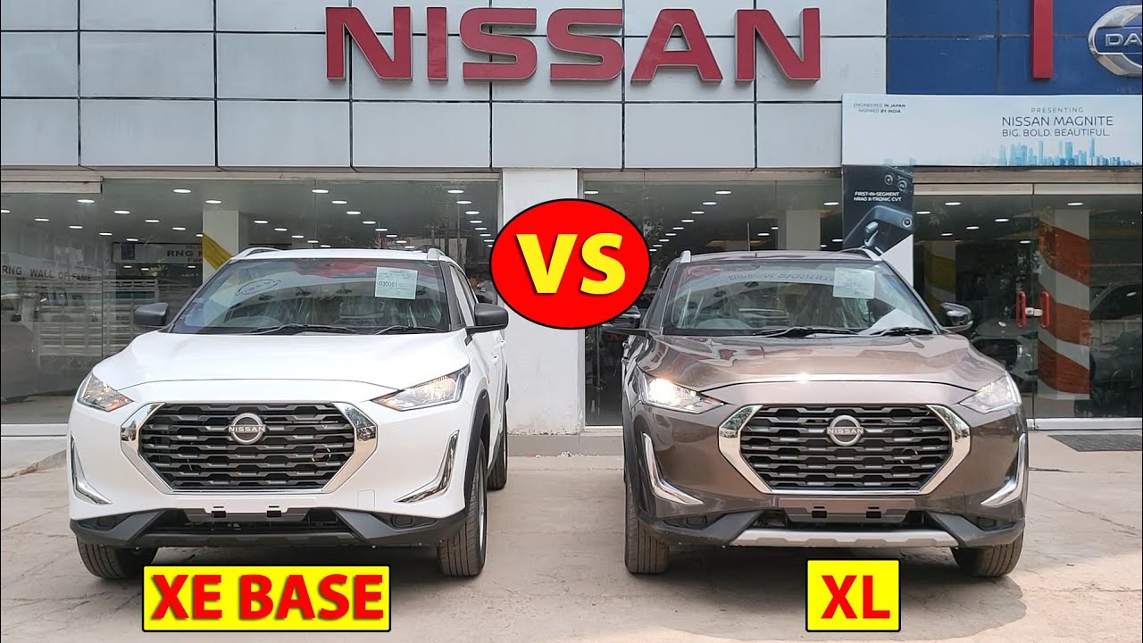 Nissan Magnite Base XE vs XL Comparison 2021 ! Most Detailed One with ...
