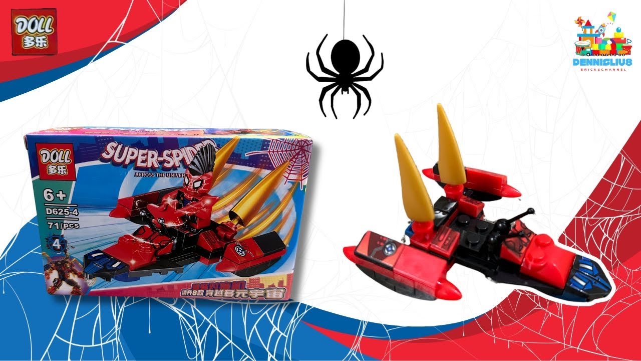 Rakit bricks Spiderman Metallica turbo speedboat unboxing build review‼ ...
