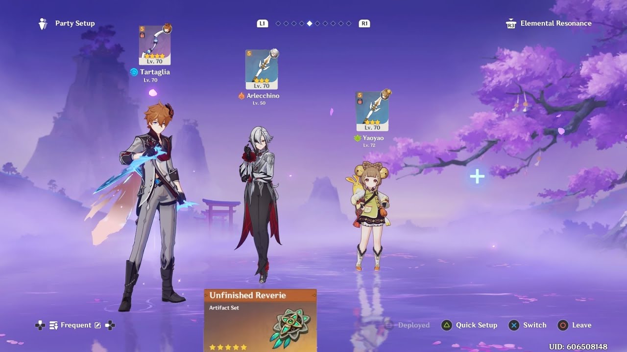 Genshin Impact Combat Demo (𝐖𝐨𝐫𝐥𝐝 𝐋𝐯𝐥 𝟓, 𝐀𝐑 𝟒𝟓): Childe + Arlecchino ...