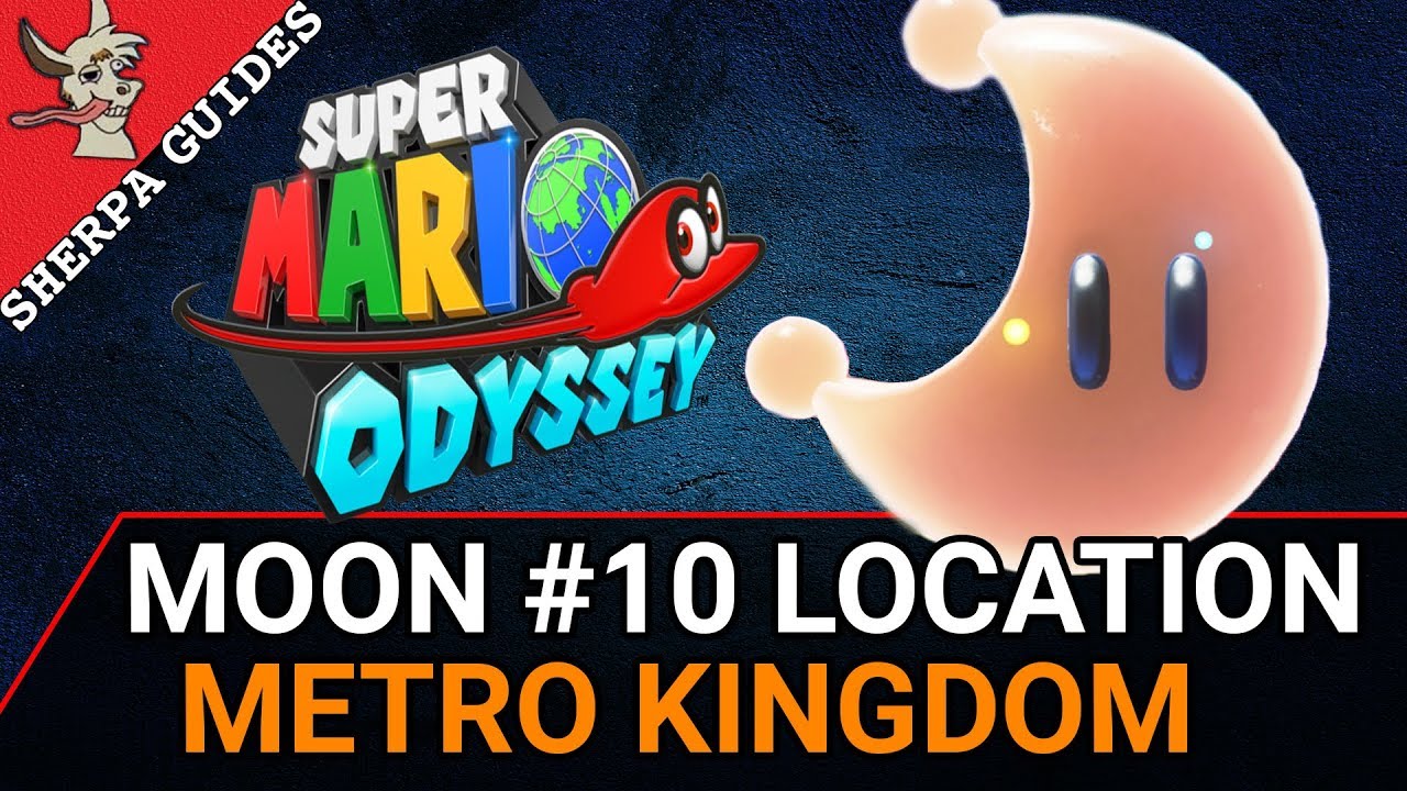Metro Kingdom Moon #10 Girder Sandwich Location | Super Mario Odyssey ...