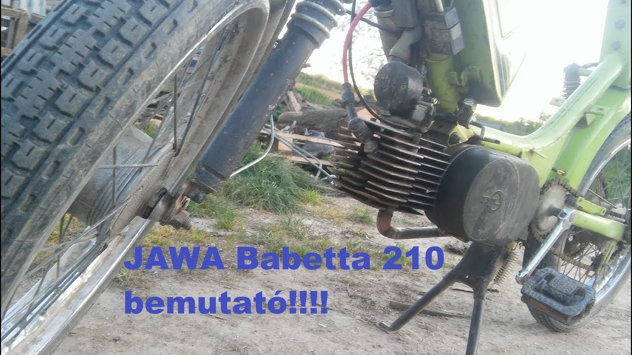 MOTOR BEMUTATÓ #2ll Jawa Babetta 210 - YouTube