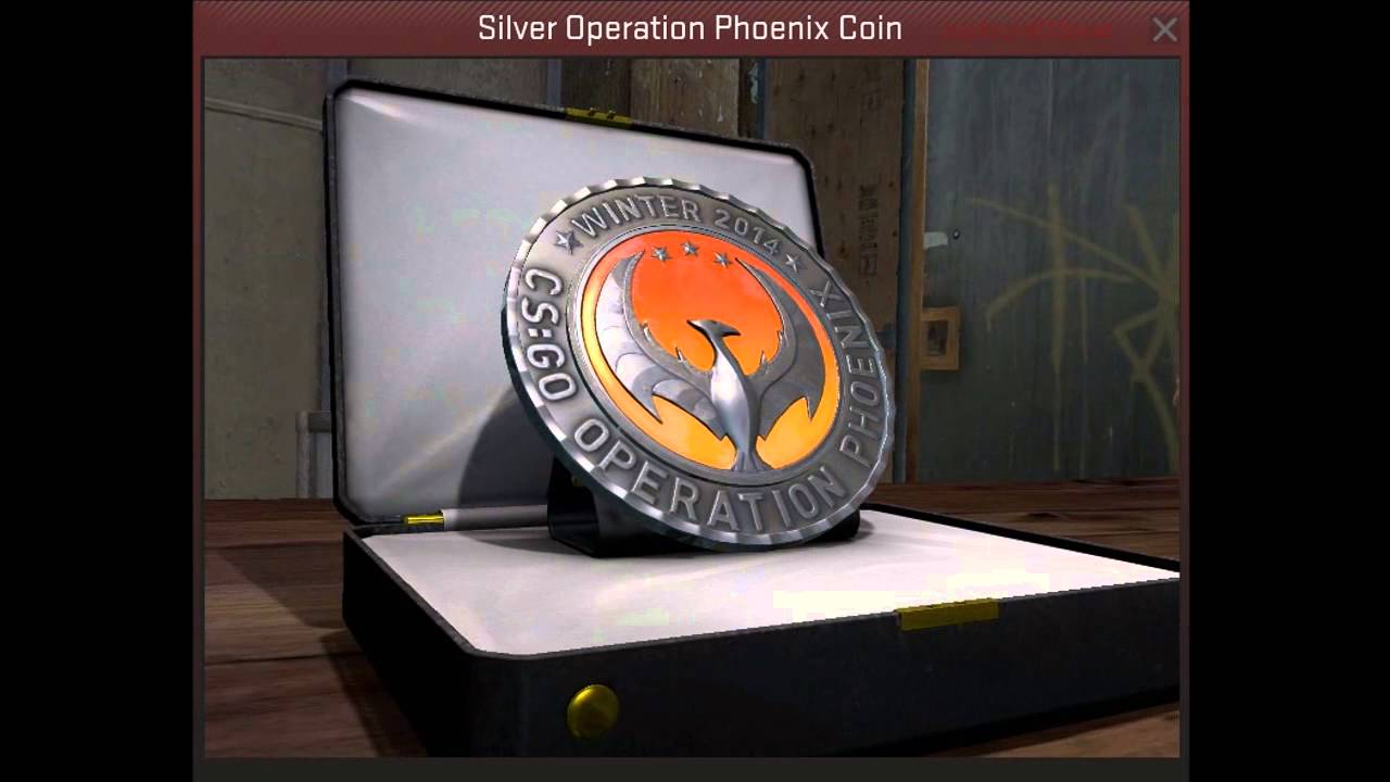 Operation Phoenix Silver Coin CSGO - YouTube