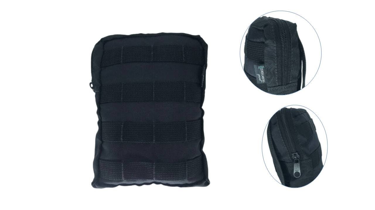 Bolso Molle Modular Vertical 15x20 cm- Preto - YouTube