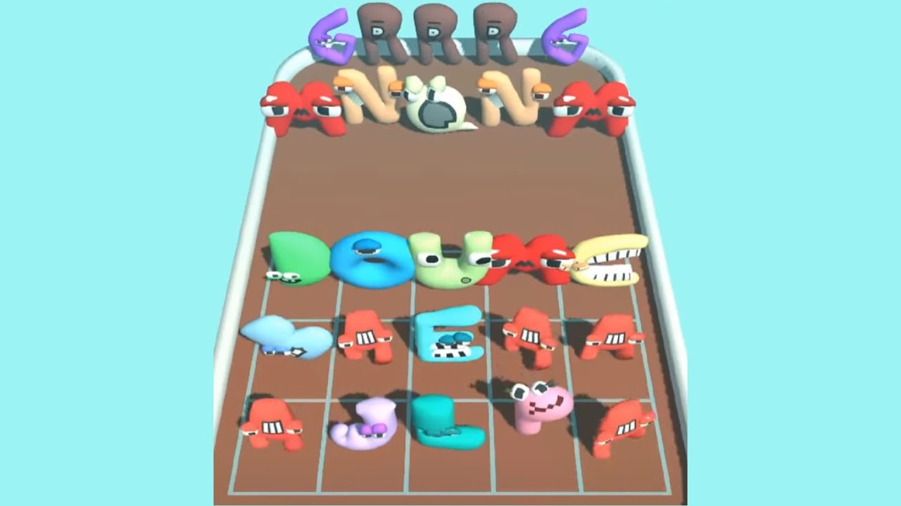 MERGE ALPHABET LORE RUN 3D LEVEL 31 - 40 - YouTube