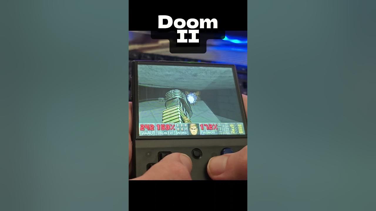 Играю в #Doom II: Hell on Earth #dosbox #pc #ports #retrogaming #portable - YouTube