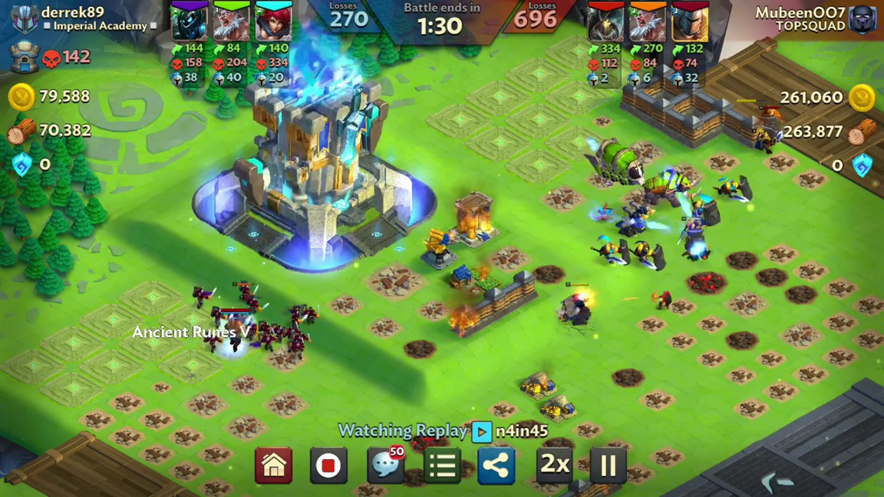 Guardian Kingdoms 3v3: Imperial Alliance vs TOPSQUAD - YouTube
