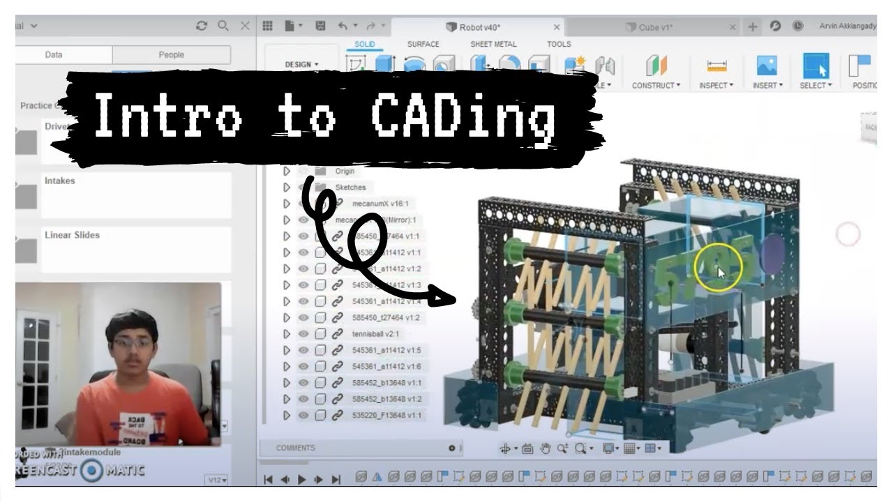 Intro To Cading Ftc Tutorials Ftc 5795 Youtube