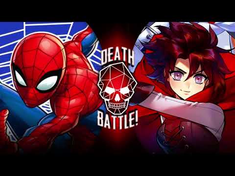 spiderman vs ruby rose (marvel vs rwby) death battle song make bye ai