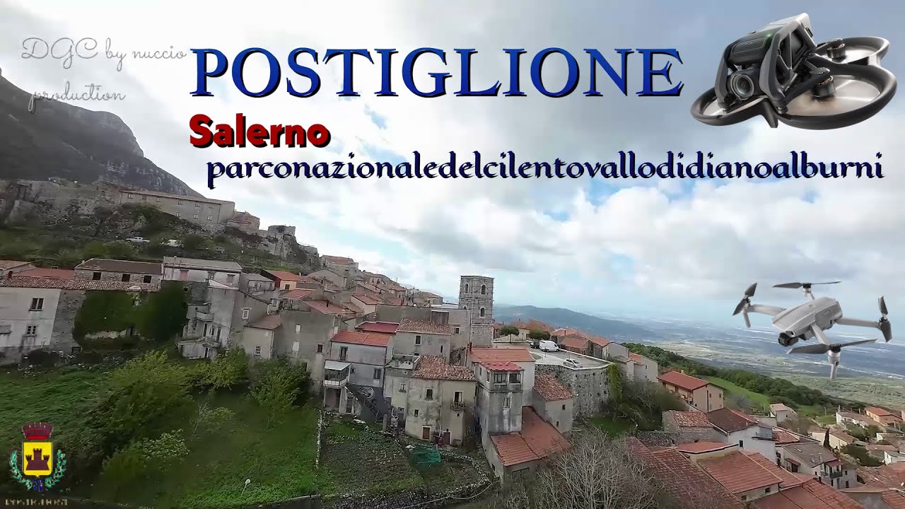 Postiglione-Salerno-Castello Normanno-aerial images-DJI - YouTube