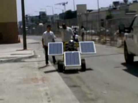 LATTC Solar powered Go-Kart on test run - YouTube