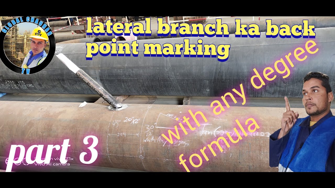 lateral Branch ka back point marking/with any degree formula #global ...