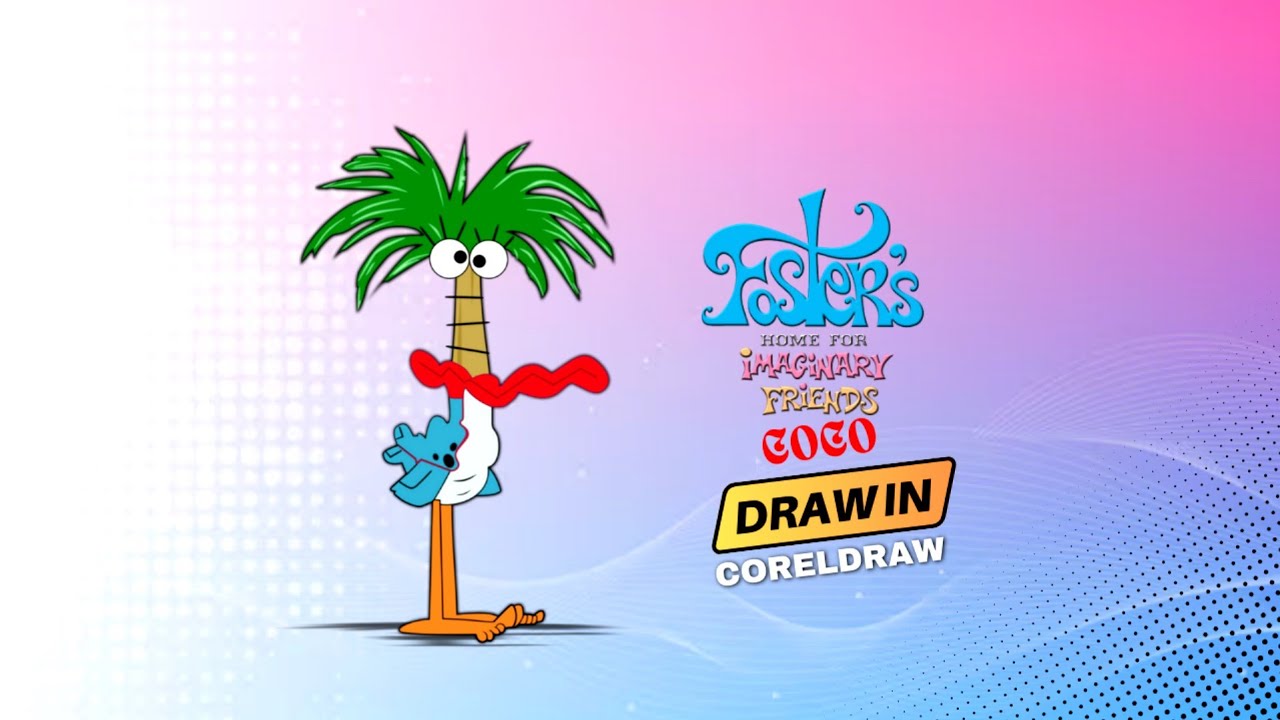 How to Draw Foster's Coco (Foster's Home for Imaginary Friends) - YouTube