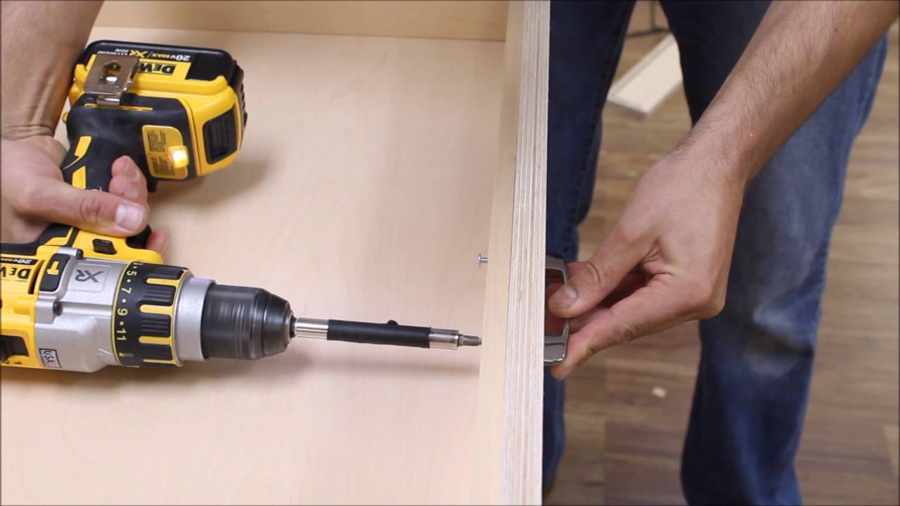 Lockdowel Face Frame Cabinet Quick Assembly (2/2) - YouTube