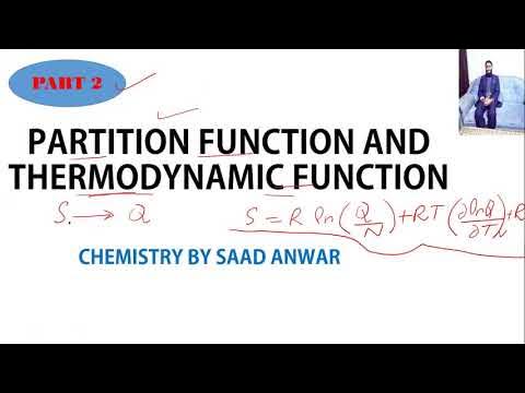 Partition Function and Thermodynamic Function| Entropy|Part2|Statistical Mechanics|Hindi|Saad ...